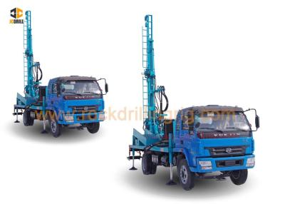 China Hard Rock DTH Drilling Water Well Drilling Equipment Rig Mounted On 4 X 2 Truck for sale