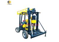 China Vertical Spindle Type Water Well Drilling Rig 4.2m Drill Rod 2400 Nm Rotation Torque for sale
