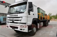 China Movable Truck Mounted 85KN DTH Water Well Drilling Rig for sale