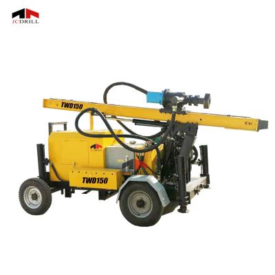 China High Speed 150m Trailer Mounted Borewell Rig Machine for sale