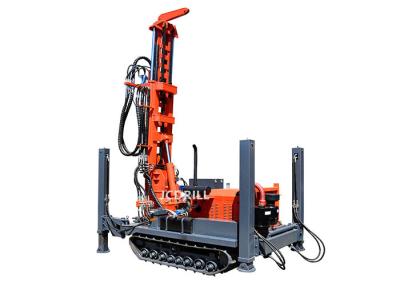 China Hydraulic Crawler Mounted 200m Water Well Drilling Rig Machine for sale