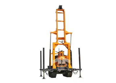 China Diesel Engine 13.2kw Power Water Well Drilling Rig Crawler Type Hydraulic for sale