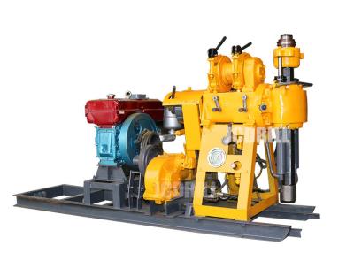 China Hard Rock 130m Small Portable Water Well Drilling Rigs Hydraulic Skid Mounted for sale