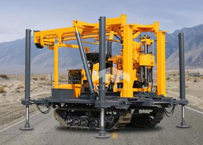China 180m Shallow Diesel Crawler Drill Rig Spline Vertical for sale