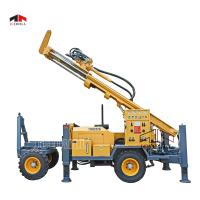 China TWD180 Portable Borewell Machine Water Well Trailer Mounted Borehole for sale