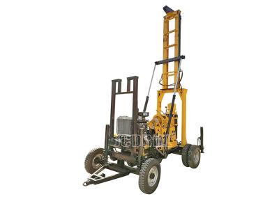 China Small Spline Vertical Portable Water Drilling Machine Diamond 400m for sale