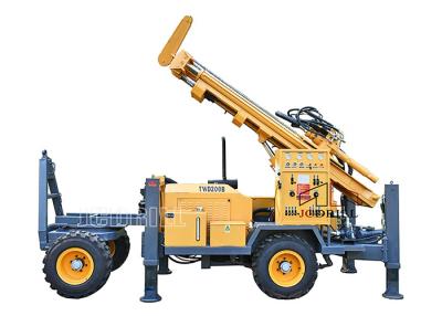 China 4 Cylinder Water Well Drilling Rig Quanchai Diesel Engine 180m for sale