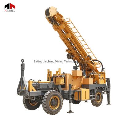 China Trailer Mounted 92KW Hydraulic Rotary Water Well Drilling Rig for sale