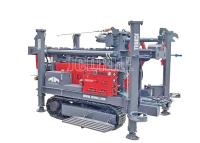 China Diesel Engine Borehole Drilling Machine Mud Rotary And Dth Air Hammer for sale