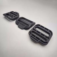China Custom Logo Plastic Tri Glide Buckle 3 Way Plastic Buckle for sale