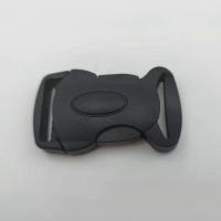 China Customized Luggage 38mm Side Release Buckle Nylon Webbing Plastic Black Buckle for sale