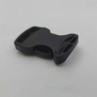 China Customized Luggage 38mm Side Release Buckle Nylon Webbing Plastic Black Buckle for sale