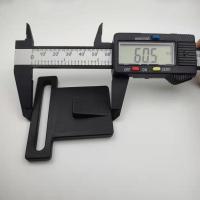 China 60.5mm*43.3mm Side Release Buckle Custom Parachute Buckles Plastic for sale