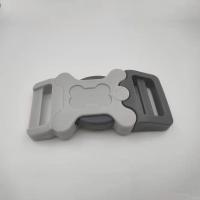 China Durable Grey Backpack Plastic Buckle Parachute 1/4 Inch Strap Adjuster for sale