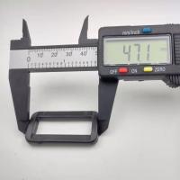 China 23.1mm*47.1mm Plastic Webbing Buckles L Shaped Backpack Strap Adjusters for sale