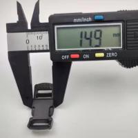 China 34.3mm*14.9mm Backpack Plastic Buckle Plastic Clips For Nylon Straps for sale