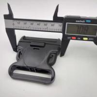 China Black Convenient Backpack Plastic Buckle 70.8mm*78.4mm for sale