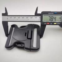 China Black Convenient Backpack Plastic Buckle 70.8mm*78.4mm for sale