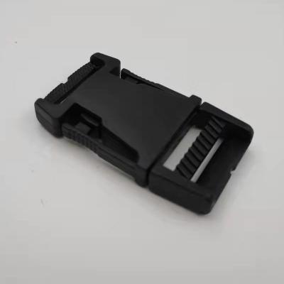 China Double Regulating 46.7mm Plastic Strap Buckles School Bag Side Quick Release Buckle for sale