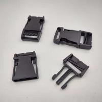 China Plain Color Contoured Side Release Buckle 5/8'' Plastic Buckles For Nylon Webbing for sale