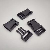 China Plain Color Contoured Side Release Buckle 5/8'' Plastic Buckles For Nylon Webbing for sale