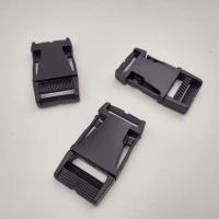 China Plain Color Contoured Side Release Buckle 5/8'' Plastic Buckles For Nylon Webbing for sale