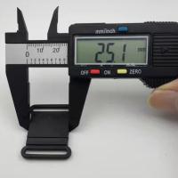 China 2.5cm*3.8cm Plastic Strap Buckles Paracord Dual Side Release Buckle for sale