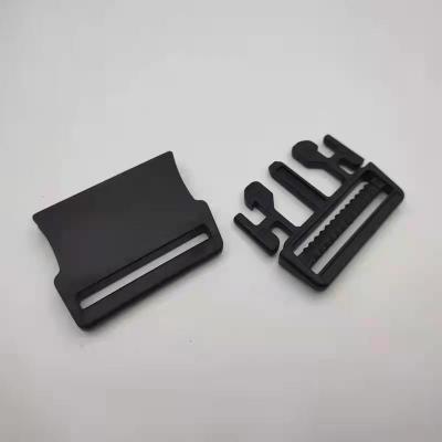 China Customized Simply Plastic Backpack Clips 38mm Webbing Buckle for sale