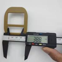 China 80.1*55.5mm Brown Plastic Buckle Clip Replacement For Backpacks for sale