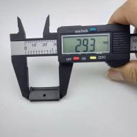 China 13.2mm*29.3mm Black Backpack Plastic Buckle For Bag for sale