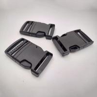 China Well Flatted 38mm Dual Adjustable Side Release Buckle Parachute Buckle 1.5 Inch for sale