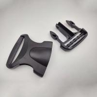 China PVC POM Double Side Release Buckle 25mm Plastic Side Release Clips for sale