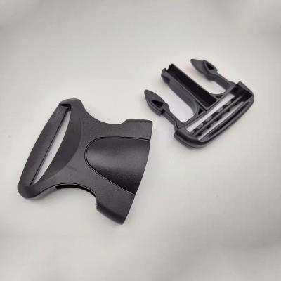 China PVC POM Double Side Release Buckle 25mm Plastic Side Release Clips for sale