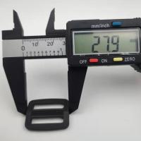 China OEM ODM L Shaped Plastic Tri Glide Buckle 23.1mmX27.9mm for sale