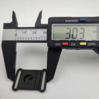 China Eco Friendly Square Mini Double Side Release Buckle 20x30mm for sale