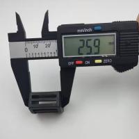 China Industrial 25.9*14.4*20.2mm Slide Buckles Plastic For Bags for sale