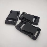 China OEM ODM 1.5'' Side Release Buckle Flat Dual Adjustable Buckle for sale