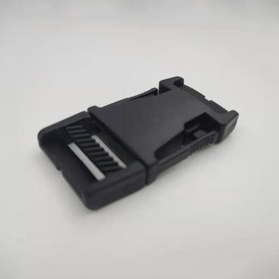 China OEM ODM 1.5'' Side Release Buckle Flat Dual Adjustable Buckle for sale