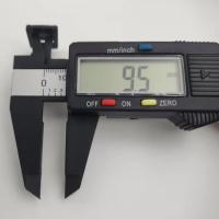 China Adjustable Convenient Black Plastic Slide Adjuster 2.0mm Thick for sale