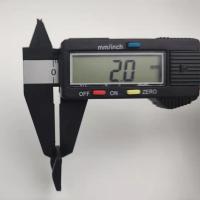 China Adjustable Convenient Black Plastic Slide Adjuster 2.0mm Thick for sale