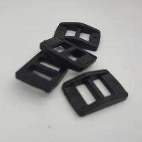 China Adjustable Convenient Black Plastic Slide Adjuster 2.0mm Thick for sale