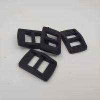 China 14.2mm*21.4mm Plastic Clasp Buckle School Backpack Triglides Slides for sale