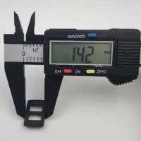 China 14.2mm*21.4mm Plastic Clasp Buckle School Backpack Triglides Slides for sale