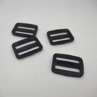 China 32mm*25mm Backpack Plastic Buckle Slides L Shaped for sale