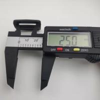 China 32mm*25mm Backpack Plastic Buckle Slides L Shaped for sale