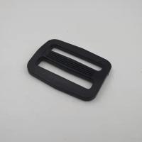 China Custom Logo 24.7mm Plastic Clasp Buckle 1 Inch Plastic Triglides Slides for sale