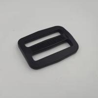 China Custom Logo 24.7mm Plastic Clasp Buckle 1 Inch Plastic Triglides Slides for sale