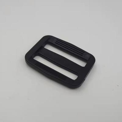 China Custom Logo 24.7mm Plastic Clasp Buckle 1 Inch Plastic Triglides Slides for sale