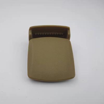 China Dark Yellow Fanny Pack Buckle 59.4mm*41.7mm Cam Lock Lever Plastic Buckles for sale