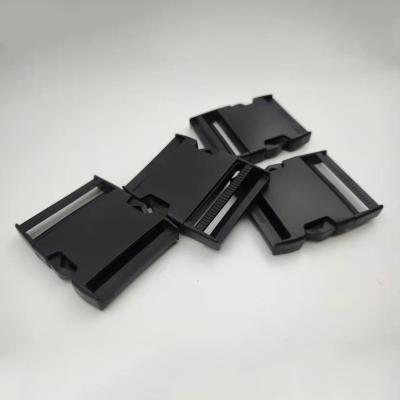 China 5.0cm Smooth Edge Plastic Strap Buckles Dual Adjustable Side Release Buckle for sale